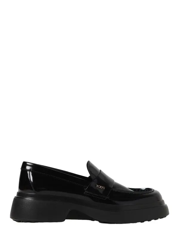TOD'S Platform Loafers - Black