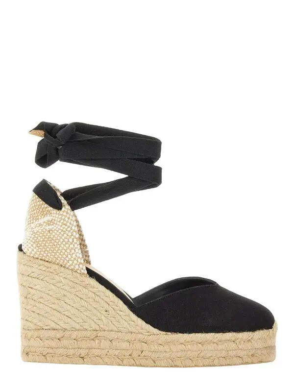 CastaÑer Wedge Espadrilles - Black