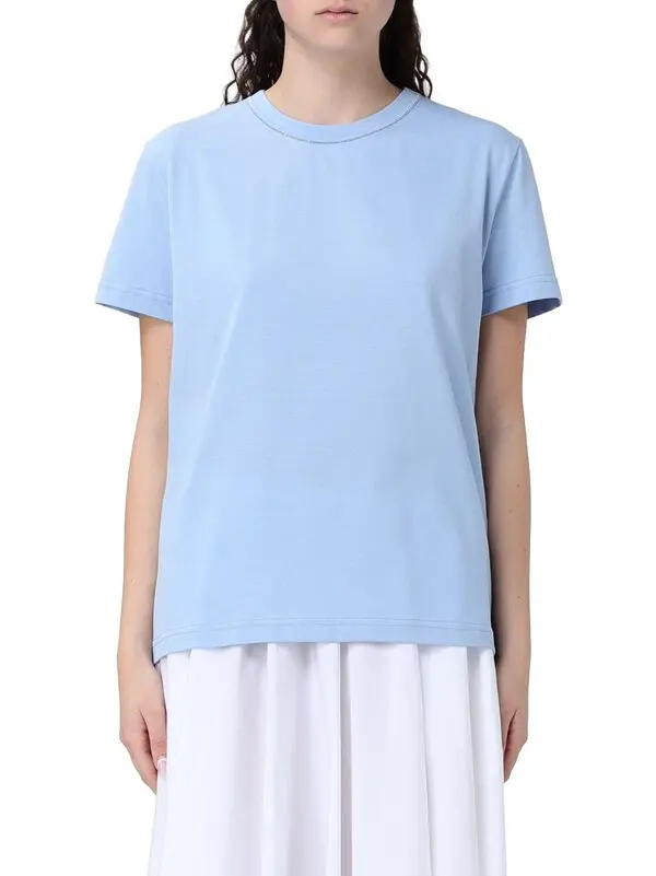 Fabiana Filippi Crewneck T-shirt - Gnawed Blue