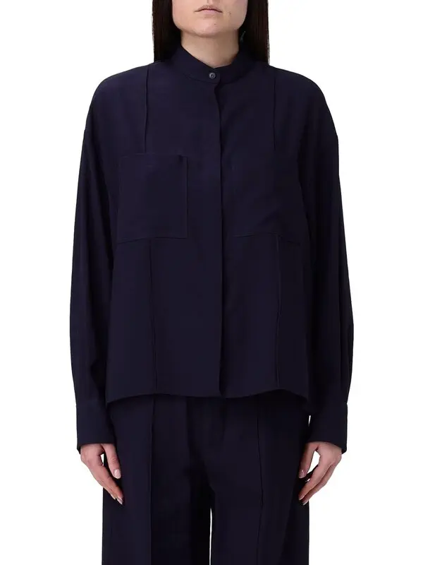DONDUP Viscose Blend Shirt - Blue