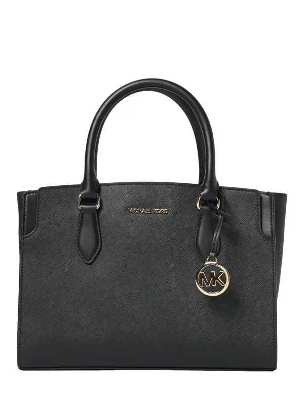 Michael Kors Becca Medium Saffiano Leather Handbag - Black