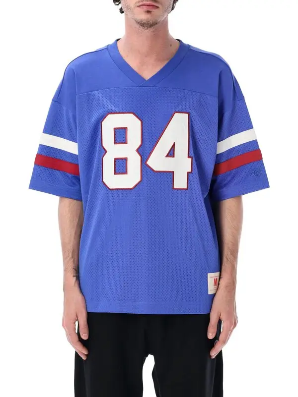 Champion V-neck Sports T-shirt With Contrasting Trim - Blue