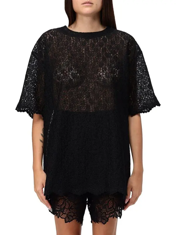 Ermanno Scervino Lace Top - Black