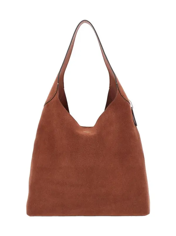 COACH Brooklyn Suede Shoulder Bag - Brown