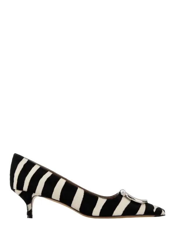 FERRAGAMO Printed Court Shoes - Multicolor