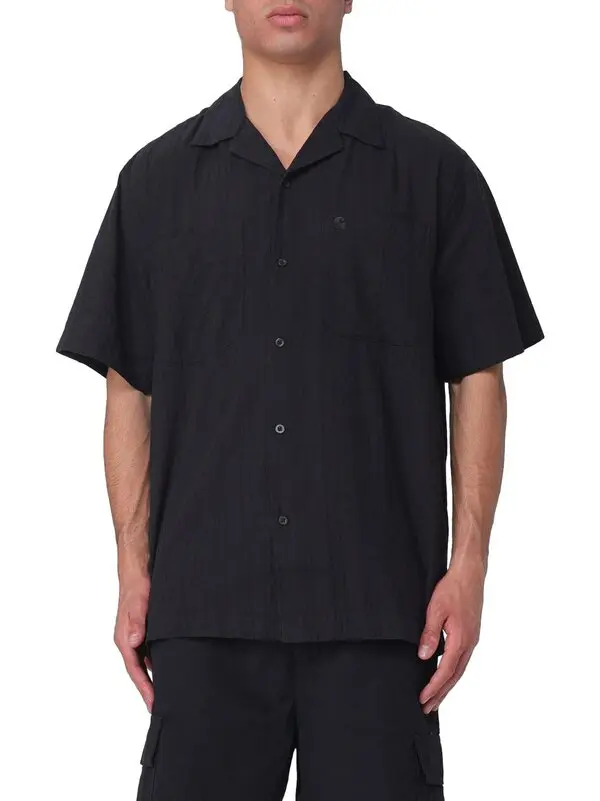 Carhartt Work In Progress Cotton Casual Shirt - Black
