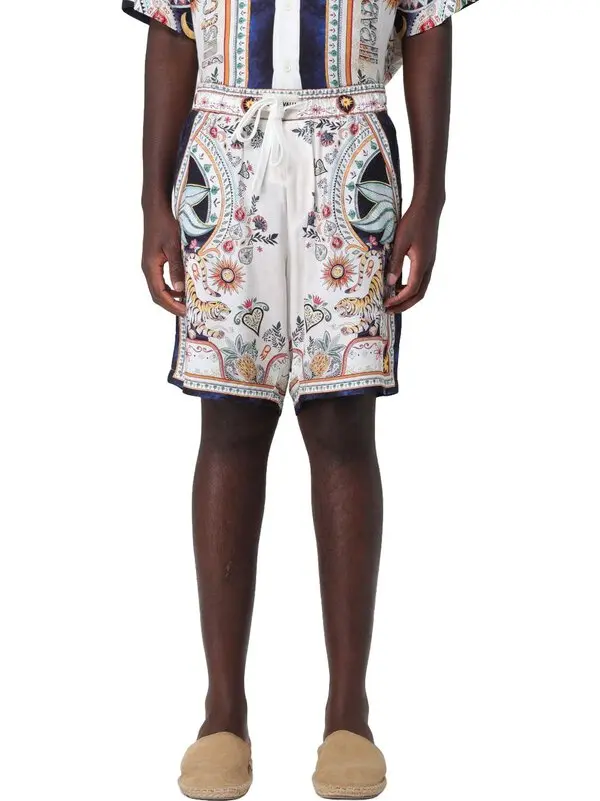Just Cavalli Graphic Print Trousers - Beige