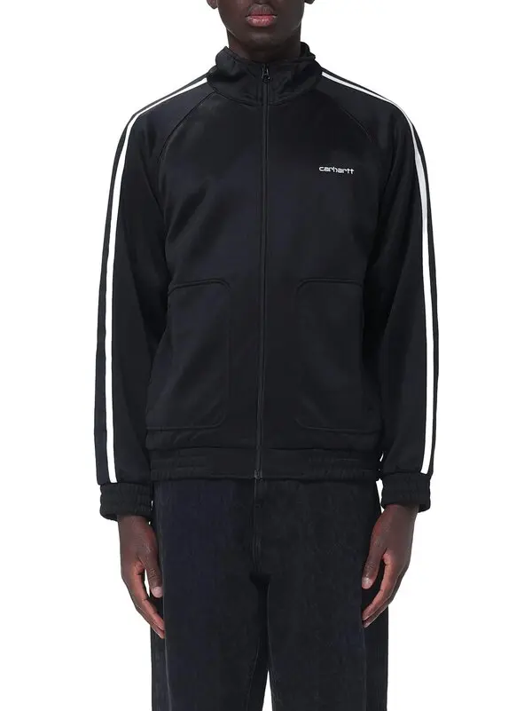 Carhartt Work In Progress Cotton Blend Zip Hoodie - Black