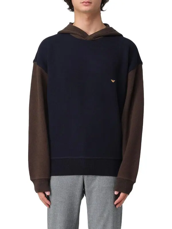 Emporio Armani Hooded Sweatshirt - Navy