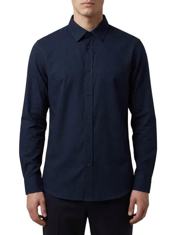 Brioni Classic Cotton Shirt - Navy