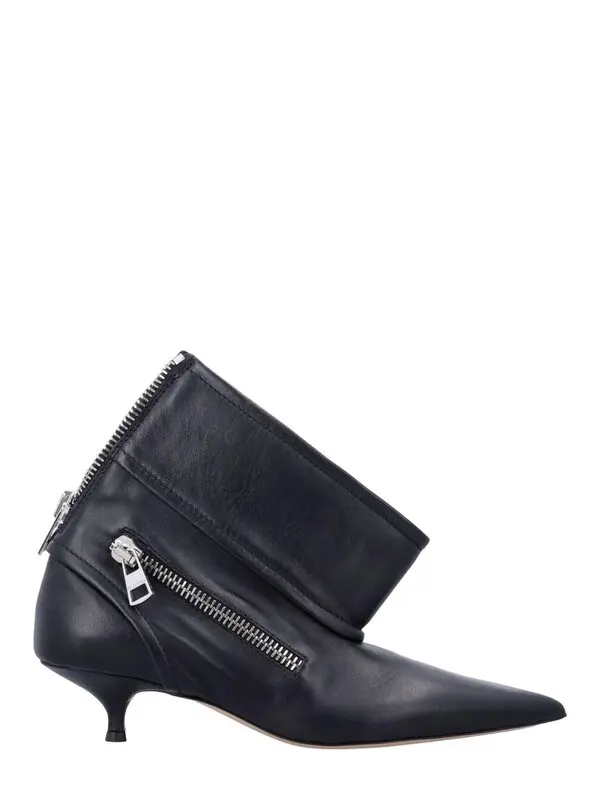 JW Anderson Zip Up Ankle Boots - Black