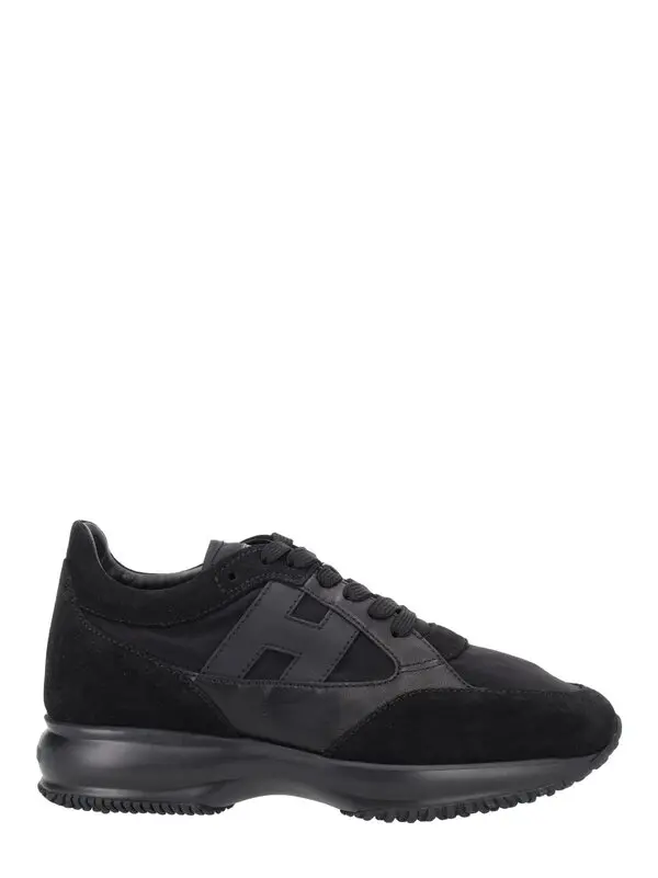 Hogan Interactive Sneakers With H Logo - Black