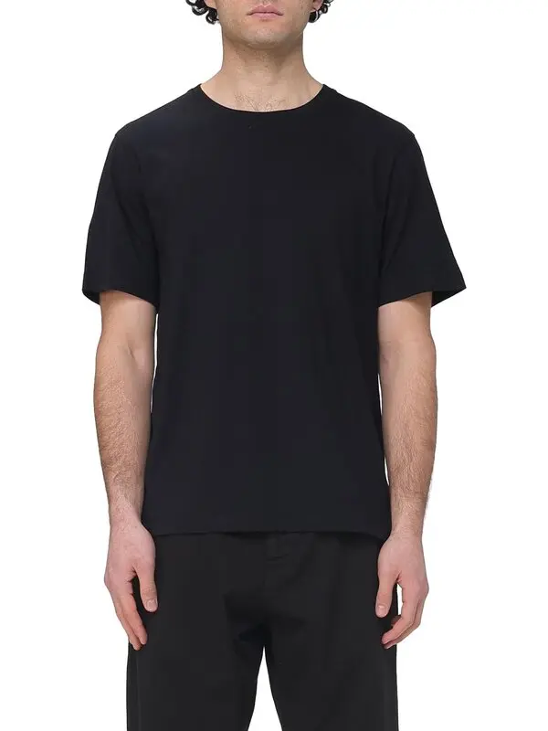 LANEUS Basic Cotton T-shirt - Black