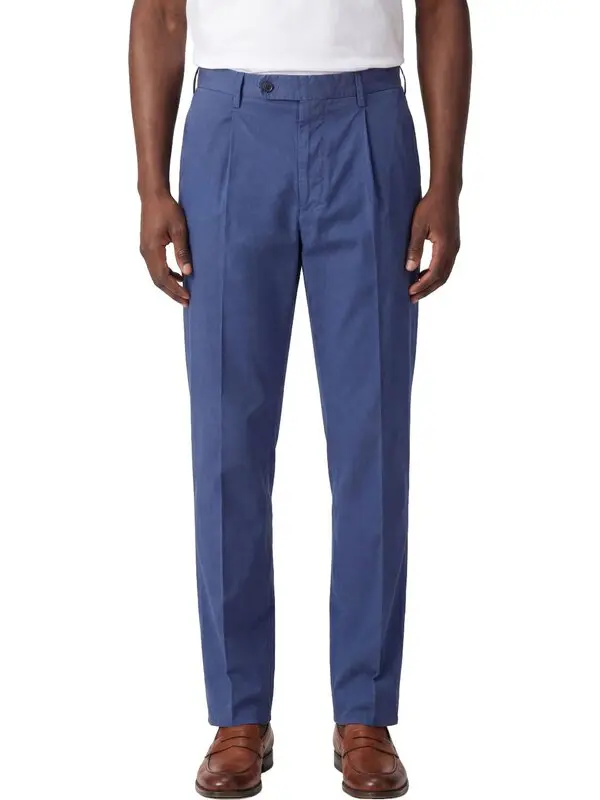 Incotex Pleated Trousers - Blue