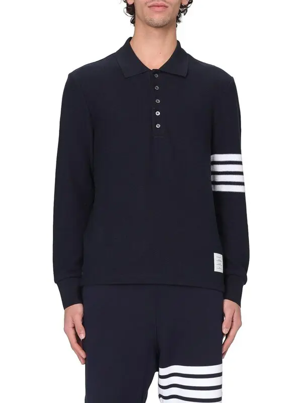 Thom Browne Polo Shirt Colour - Navy
