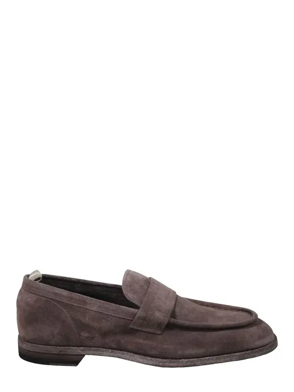 Officine Creative Suede Cowhide Loafers - Brown