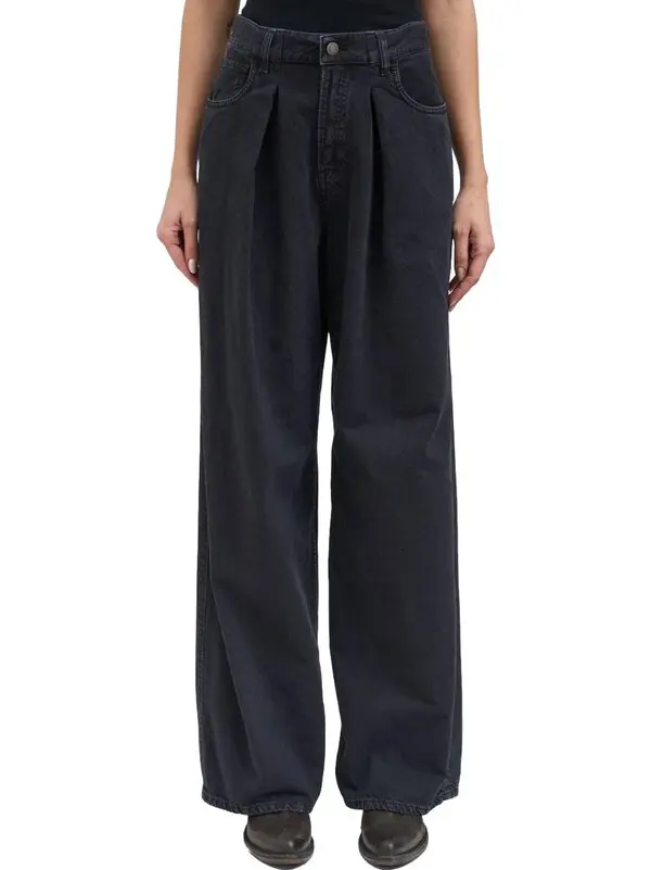 HAIKURE Bethany Wide-leg Denim Jeans - Grey