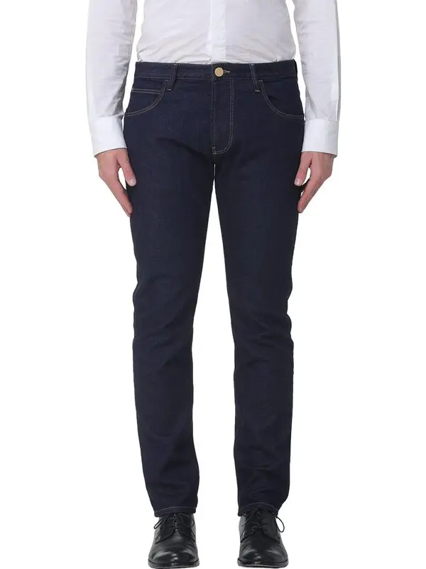 Giorgio Armani Slim Fit Stretch Denim Jeans - Blue