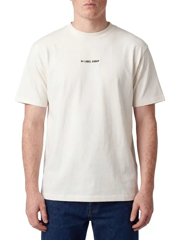 44 LABEL GROUP Cotton T-shirt With Logo - White