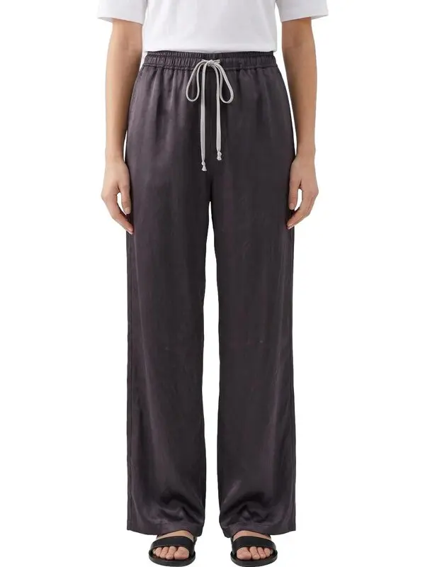 Rick Owens Drawstring Trousers - Grey 1