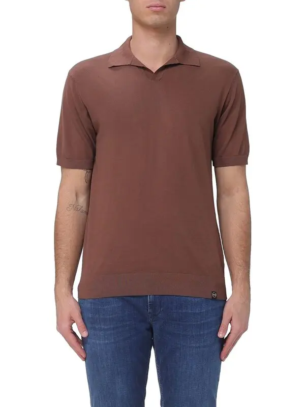 COLMAR Cotton Knit Polo Shirt - Dark