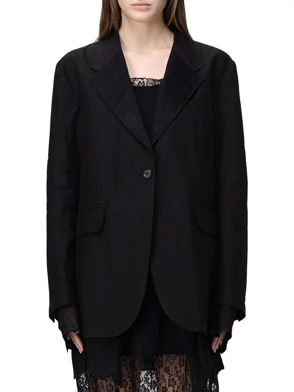 Our Legacy Linen Blend Blazer - Black
