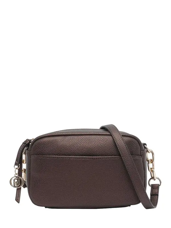 Liu Jo Grained Faux Leather Mini Camera Bag With Strap - Brown