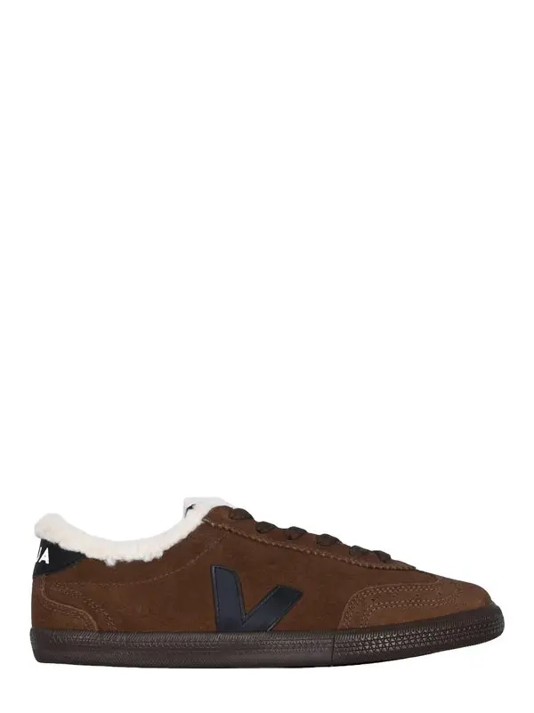 VEJA Volley Suede Sneakers With Shearling Lining - Hazel