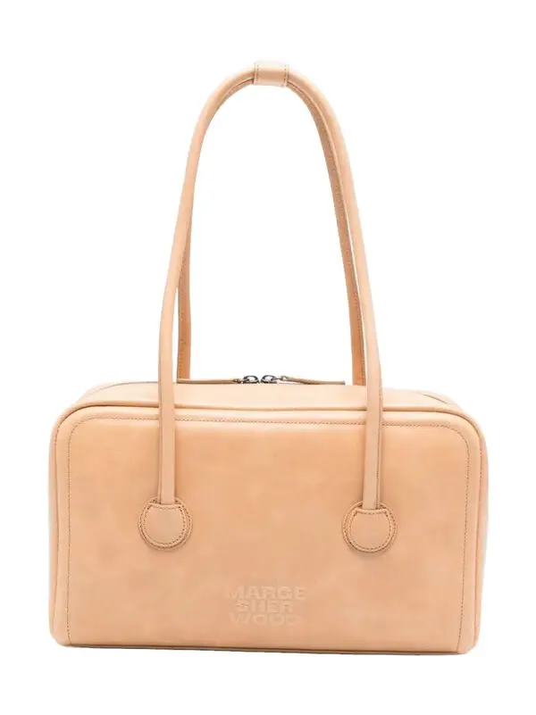 MARGESHERWOOD Boston Smooth Leather Shoulder Bag - Camel