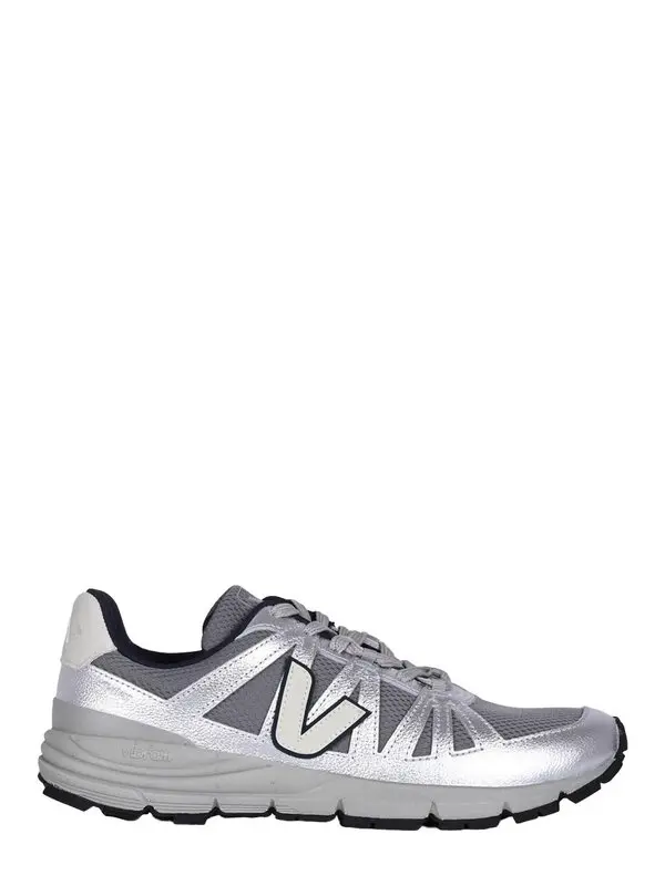 VEJA Alveomesh Sneakers With Vibram Sole And Contrast Logo - Silver