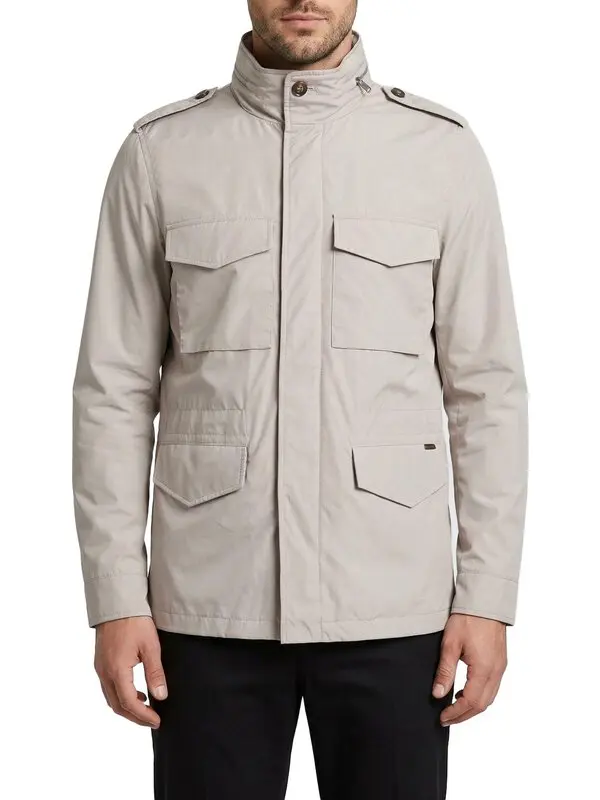 MOORER Technical Polyester Parka - Grey