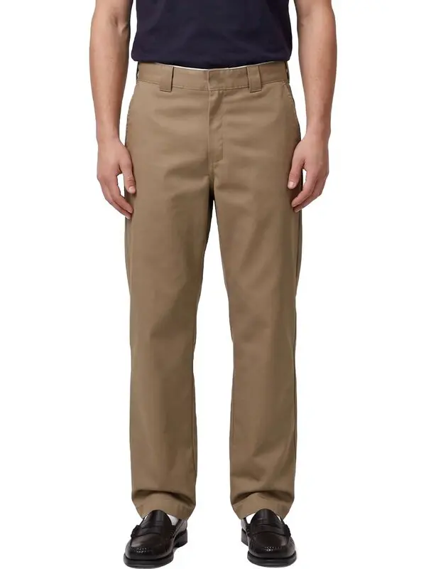 Carhartt Work In Progress Master Wide-leg Cotton-blend Pants - Brown