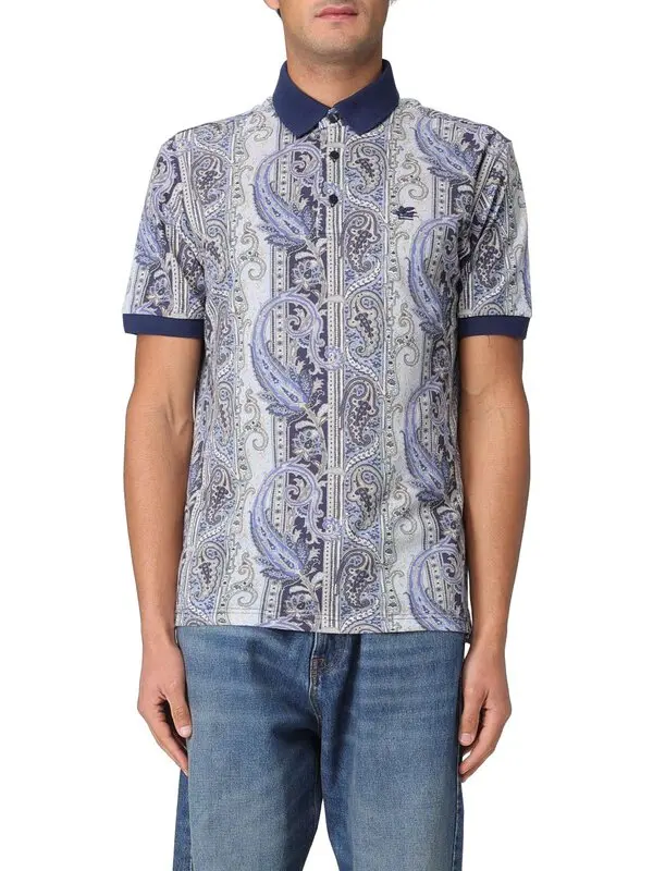 Etro Polo Shirt Colour - Blue
