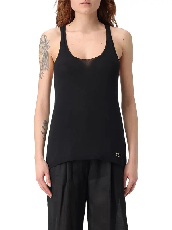 TWINSET Tank Top - Black