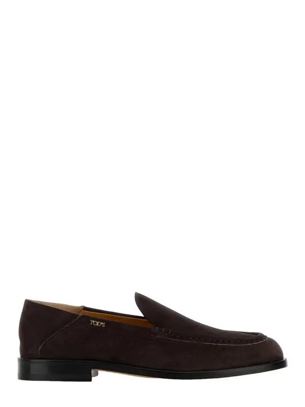 TOD'S Suede Loafers - Brown
