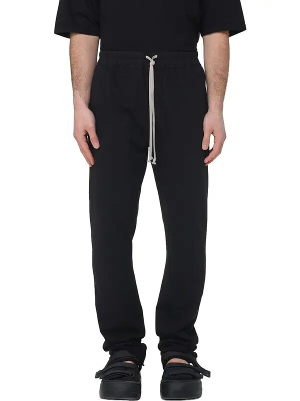 Rick Owens Cotton Trousers - Black