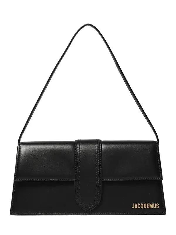 Jacquemus Leather Shoulder Bag - Black