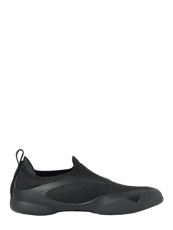 Adidas By Stella McCartney Recycled Polyester Knit Taekwondo Sneakers - Black