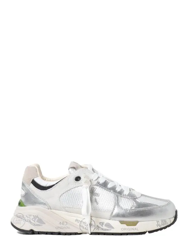Premiata Lace-up Athletic Sneakers - Silver