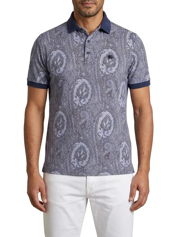 Etro Polo Shirt Colour - Blue