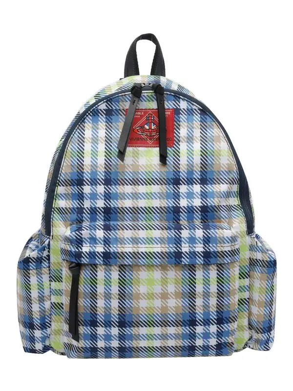VIVIENNE WESTWOOD George Tartan Polyester Backpack - Multicolor