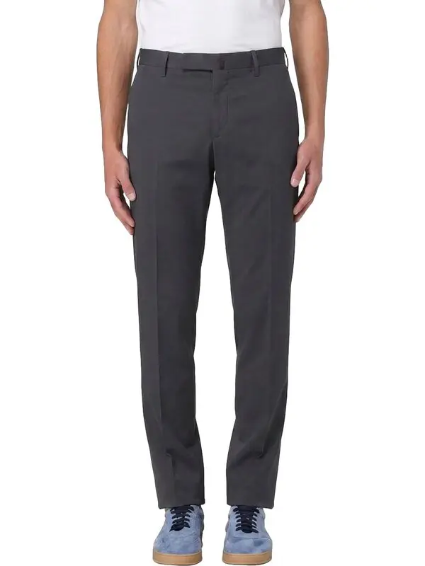 Incotex Tailored Trousers In Stretch Cotton - Grey