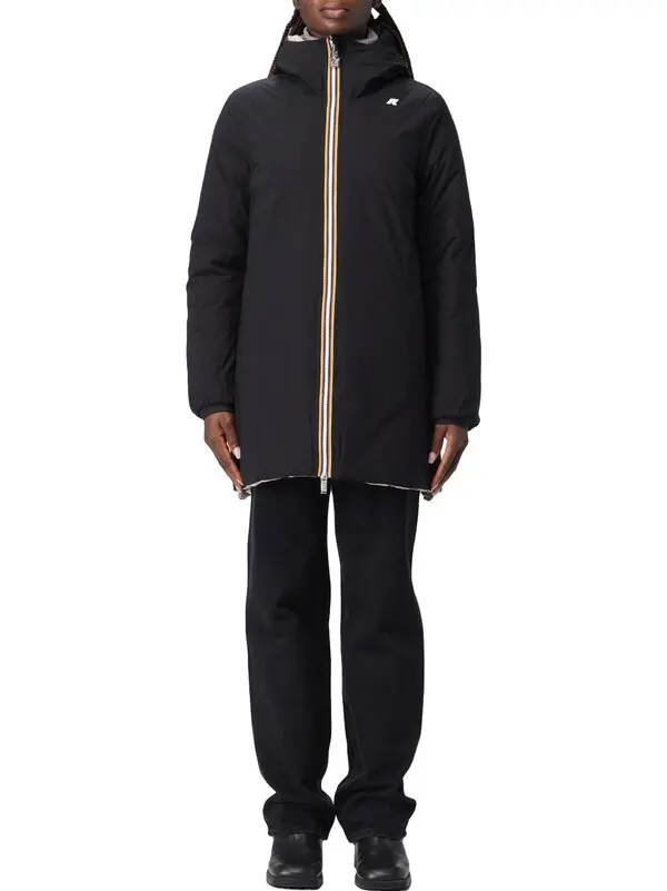 K-WAY Quilted Jacket - Black