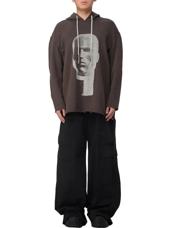 Rick Owens Graphic Hoodie - Dust