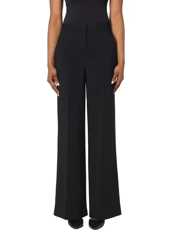Pinko Tailored Wide Leg Trousers - Black
