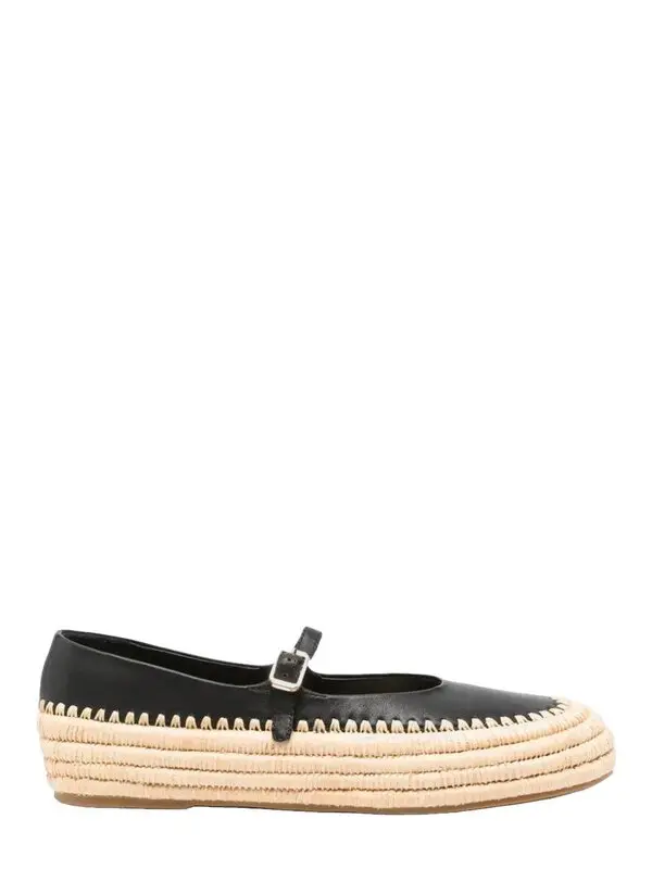 PALOMA BARCELO Nappa Platform Mary Janes - Black