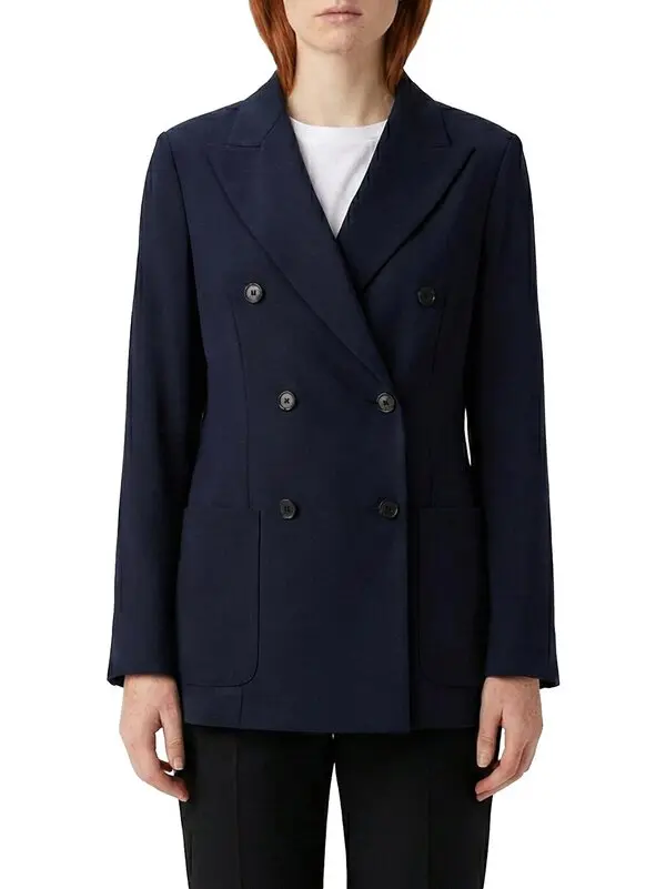 Barena Venezia Double Breasted Blazer - Blue