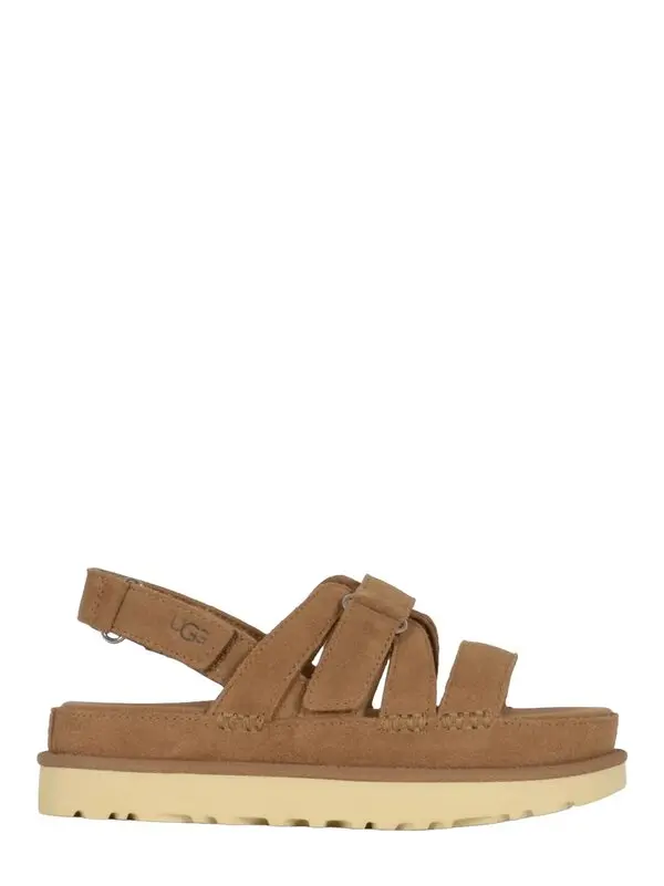 UGG Goldenstar Gleam Suede Sandals - Brown