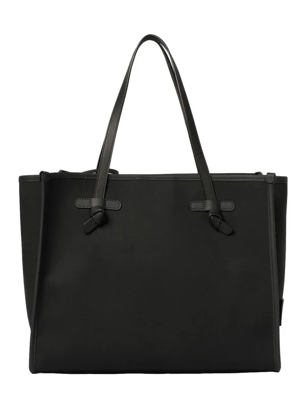 GIANNI CHIARINI Tote Bag With Leather Trim - Black