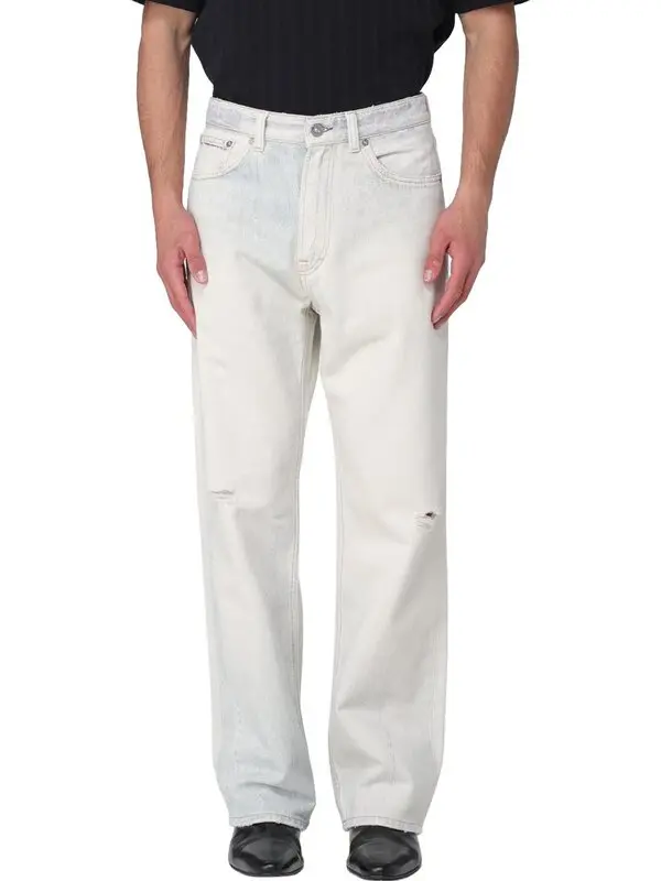 Our Legacy Wide Leg Cotton Jeans - Denim